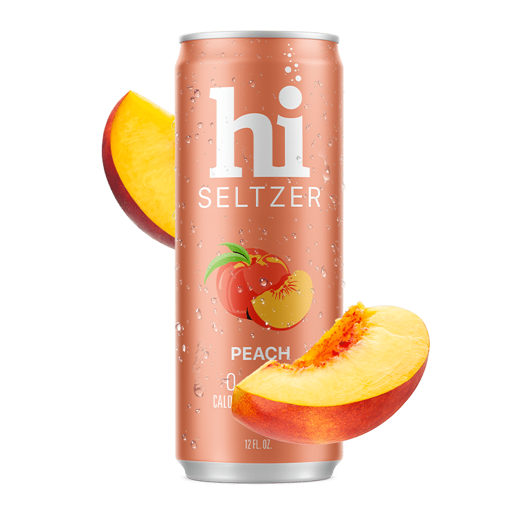 Peach (4 Pack) – hi Seltzers